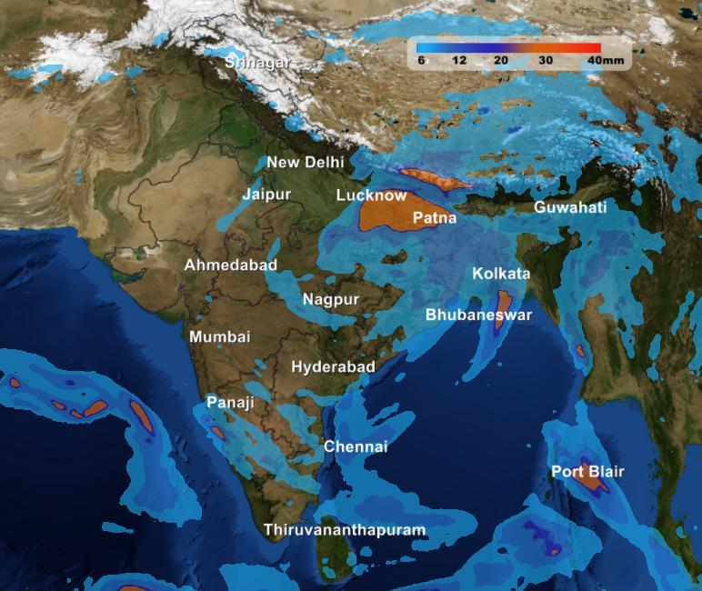 Rain likely to continue in Bihar, WB & Sikkim | Skymet Weather Services