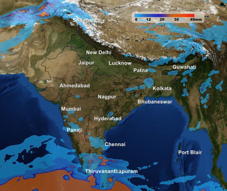 Rain, snowfall likely to increase in J&K, HP and Uttarakhand | Skymet ...