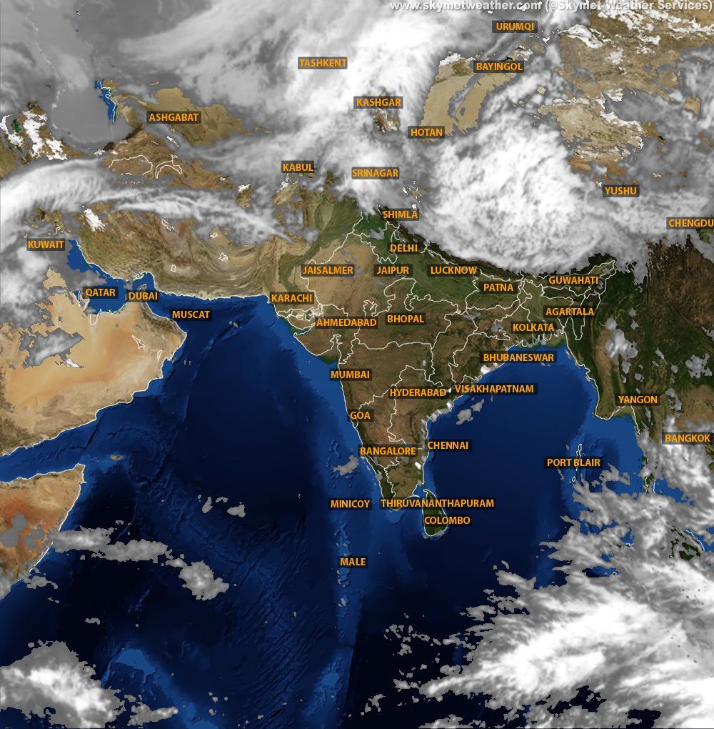 Rain likely in J&K, HP and foothills during next 48 hours; Central ...