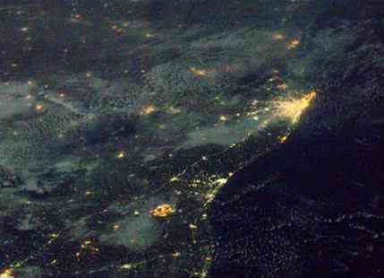 NASA astronaut captures massive lightning storm over India from space ...