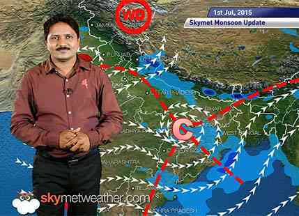 [Hindi] National Weather Video Report For 1-07-2015 | Skymet Weather ...