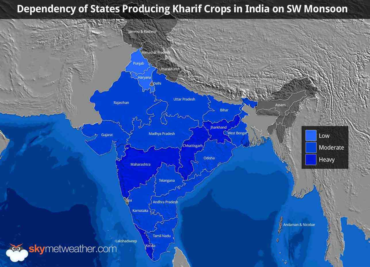 Normal Monsoon to boost Kharif production in 2015 | Skymet Weather Services