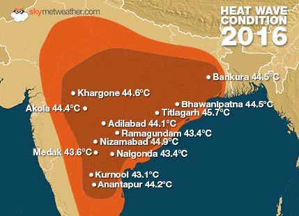 Heatwave sweeps India, West Bengal and Odisha worst affected | Skymet ...