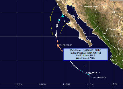 Tropical Storm Paine to bring flooding rains over Southwest US | Skymet ...