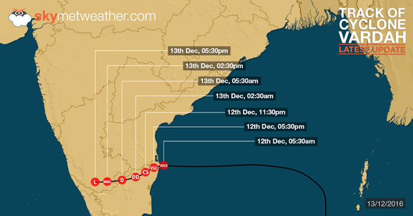 Live Blog: Latest News & Updates on Cyclone Vardah & Chennai Rains ...