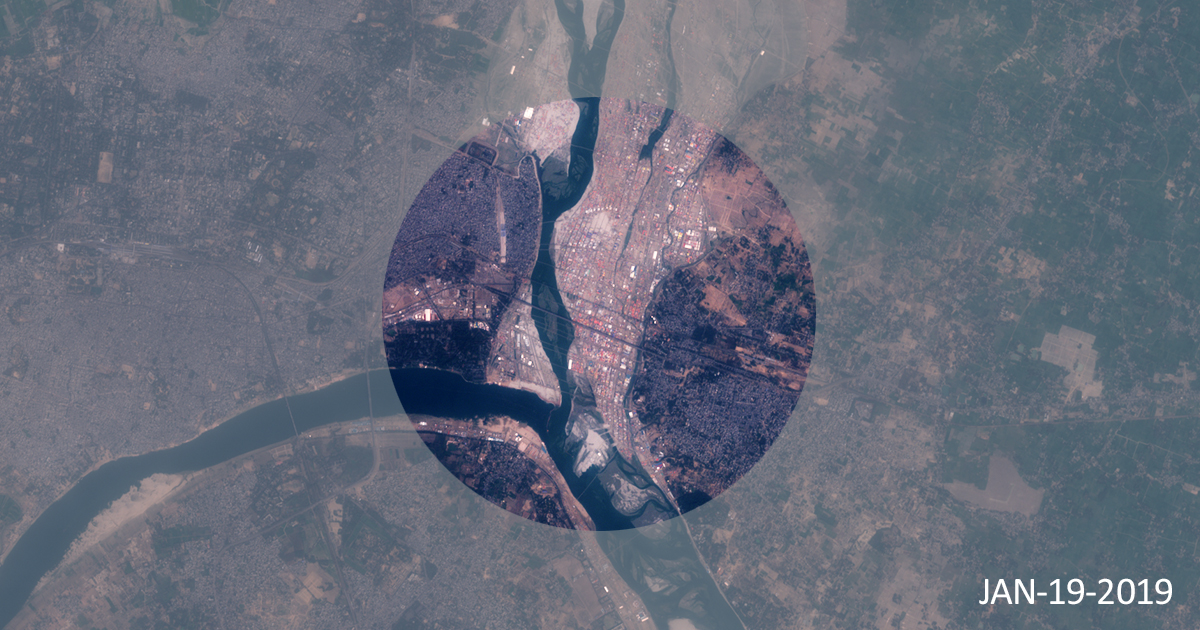 Prayagraj then and now: Satellite Images of Kumbh Mela 2019 | Skymet ...