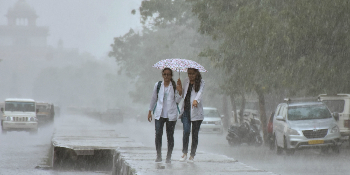 Rain in Jaipur: Active to vigorous Monsoon brings in surplus rain for ...