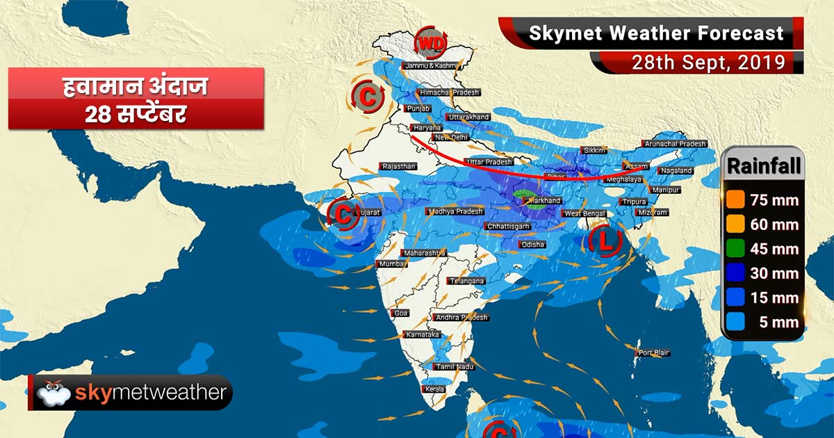 Weather Forecast Sept 28: Scattered light rains likely in Mumbai, Nagpur and Akola / मुंबई ...
