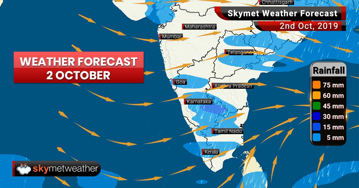 Weather Forecast Oct 2: Moderate rain in Prayagraj, Varanasi with Patna ...