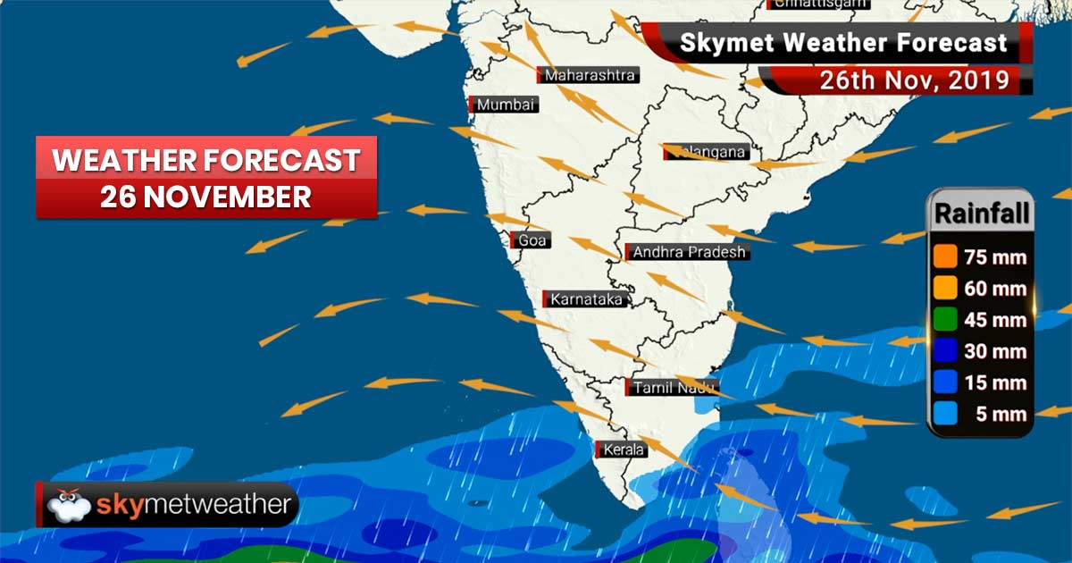 Weather Forecast Nov 26: Thunderstorm in Kashmir, Punjab, Chandigarh, Delhi, moderate spell in ...