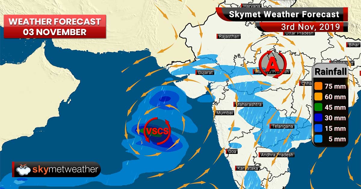 Weather Forecast Nov 3: Maha intensifies into a Very Severe Cyclone ...