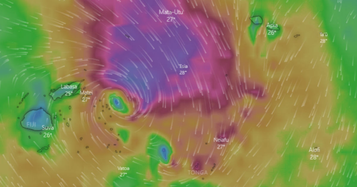 Tropical Cyclone Tino batters Fiji, two missing | Skymet Weather Services