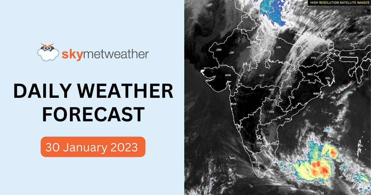 Pleasant Weather Conditions Over Plains Of North India, Sunny And Windy ...