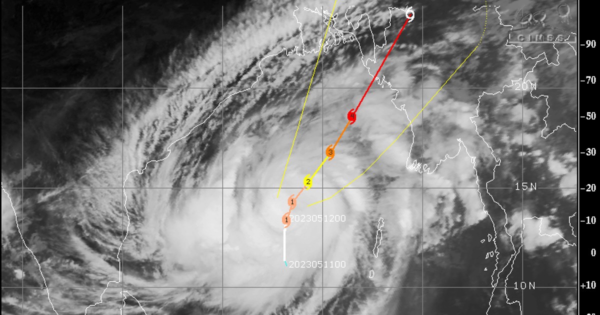 Cyclone Mocha Intensifies To Very Severe Storm, Further Strengthening ...
