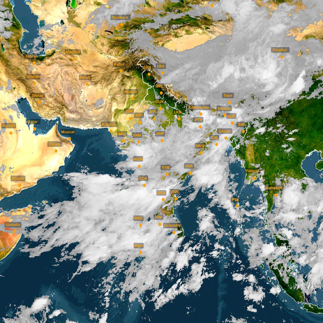 INSAT Weather: Latest Satellite Images And Maps Of India
