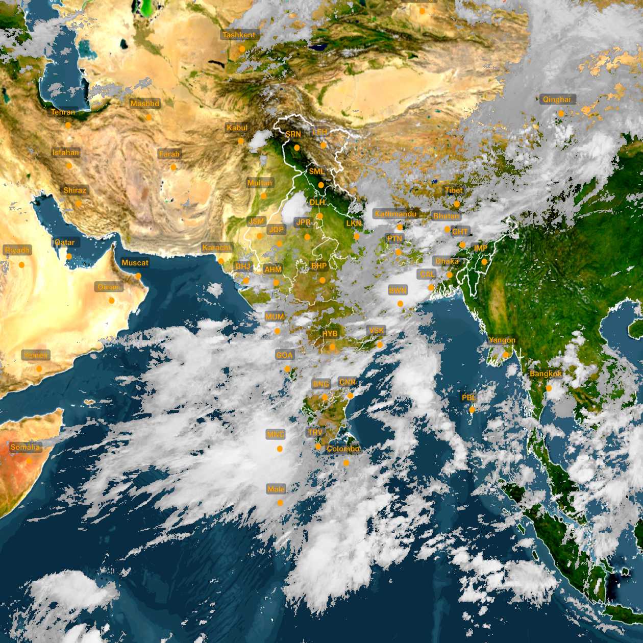 INSAT Weather: Latest Satellite Images And Maps Of India