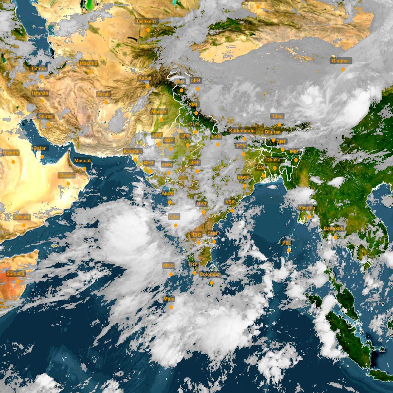 INSAT Weather: Latest Satellite Images And Maps Of India