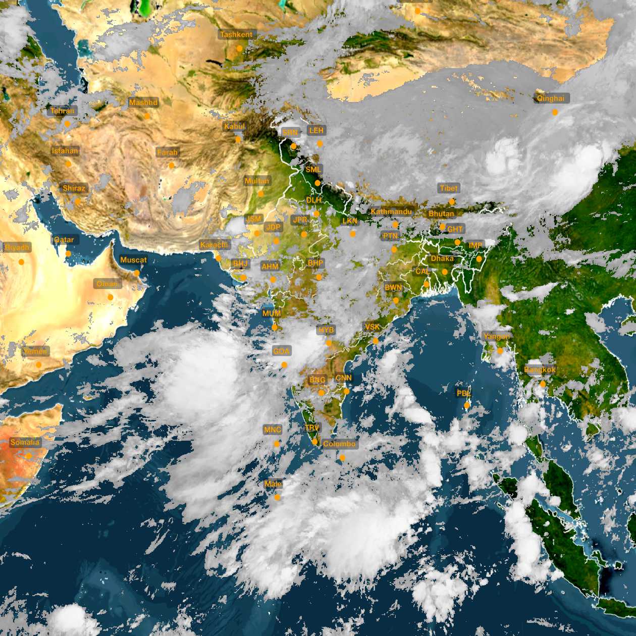 INSAT Weather: Latest Satellite Images And Maps Of India