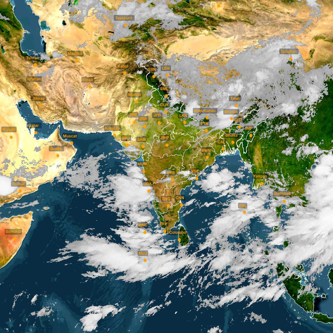 INSAT Weather: Latest Satellite Images And Maps Of India