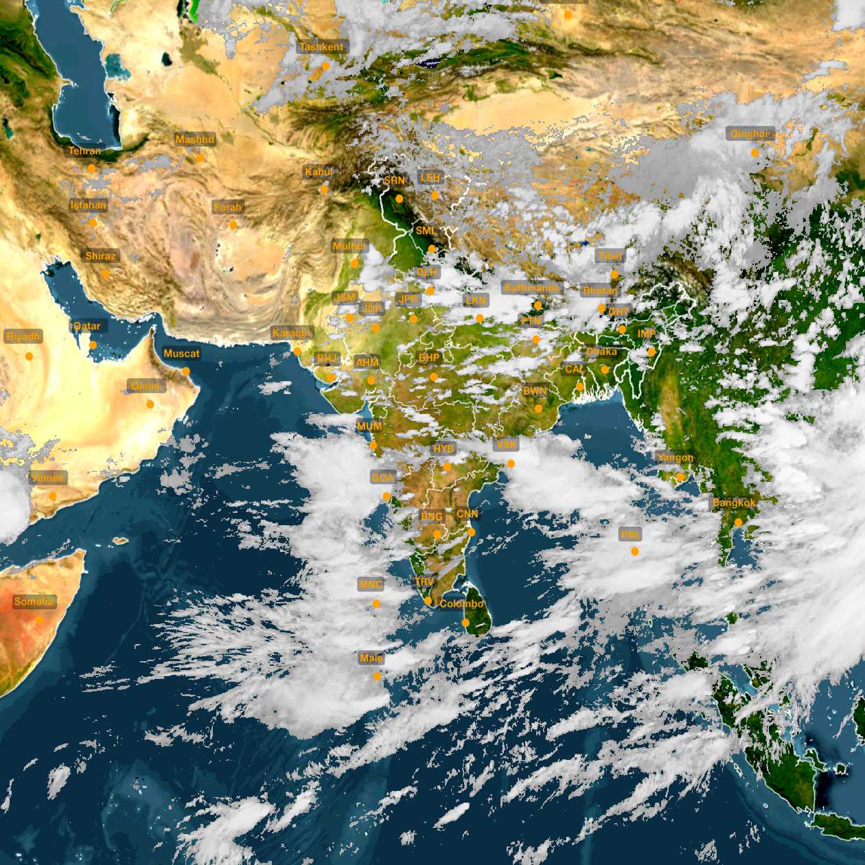INSAT Weather: Latest Satellite Images And Maps Of India