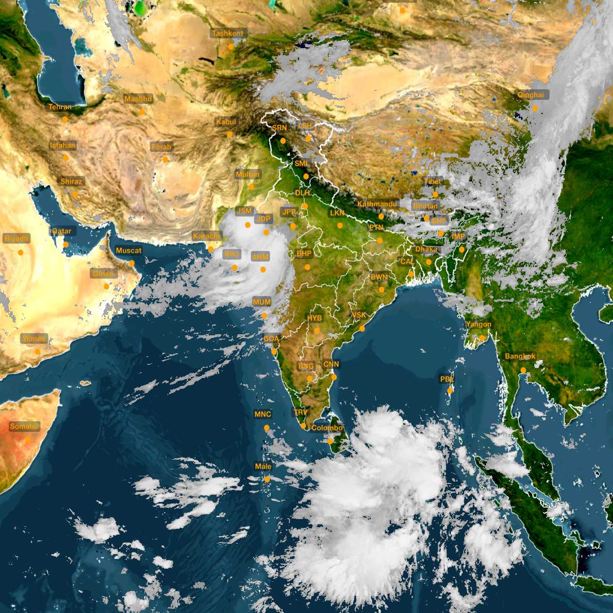 INSAT Weather: Latest Satellite Images And Maps Of India
