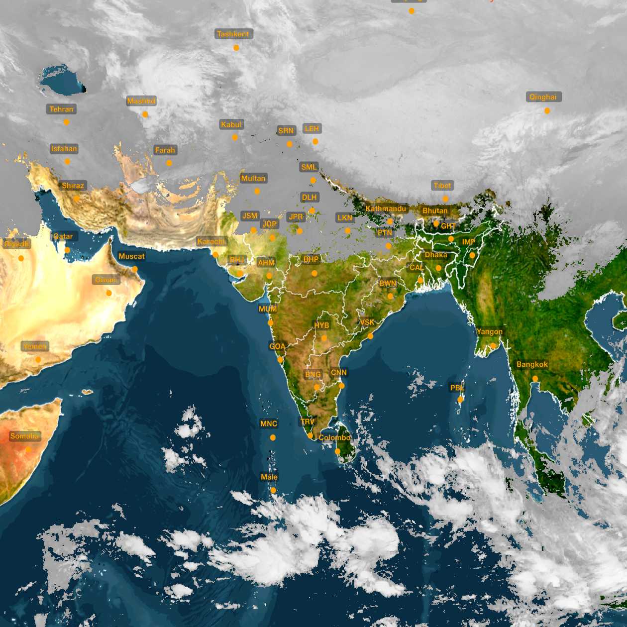INSAT Weather: Latest Satellite Images And Maps Of India