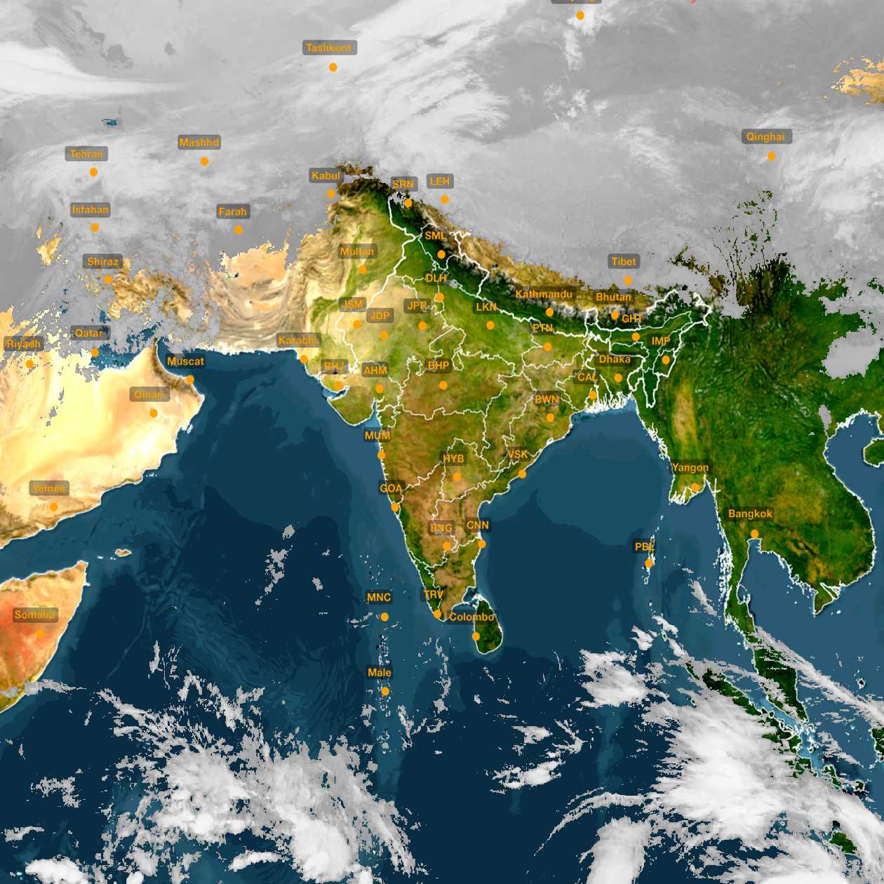 INSAT Weather: Latest Satellite Images And Maps Of India