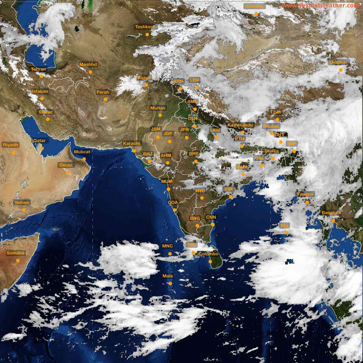 INSAT Weather: Latest Satellite Images And Maps Of India