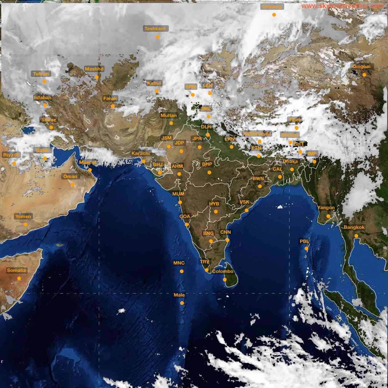 INSAT Weather: Latest Satellite Images And Maps Of India