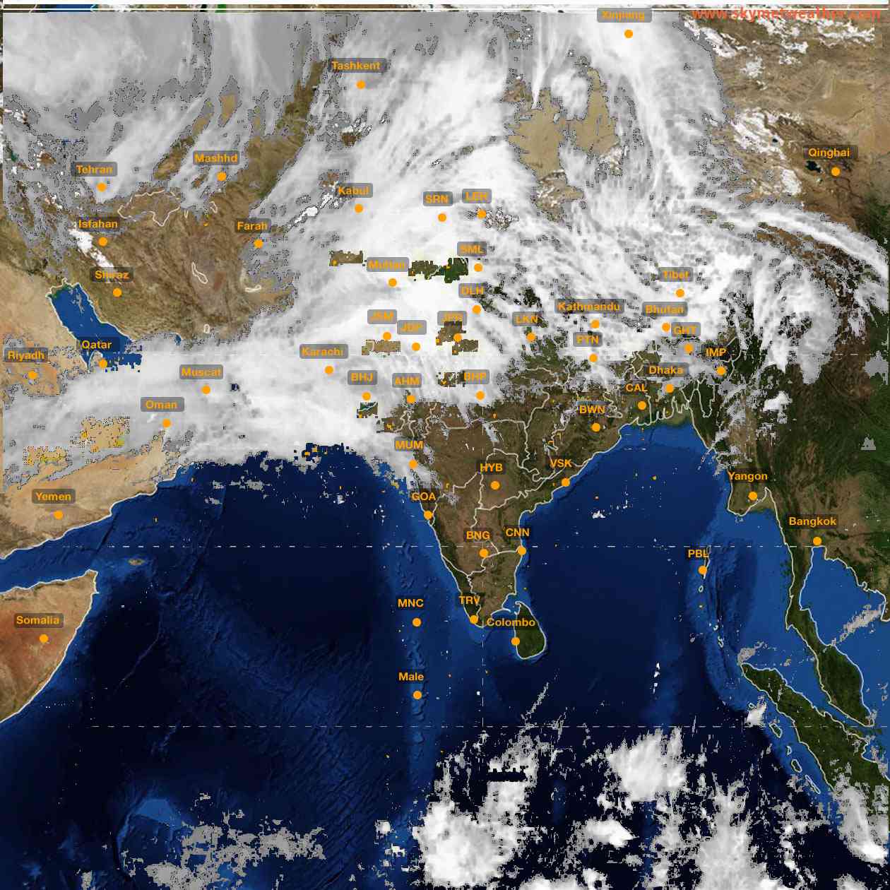 INSAT Weather: Latest Satellite Images And Maps Of India