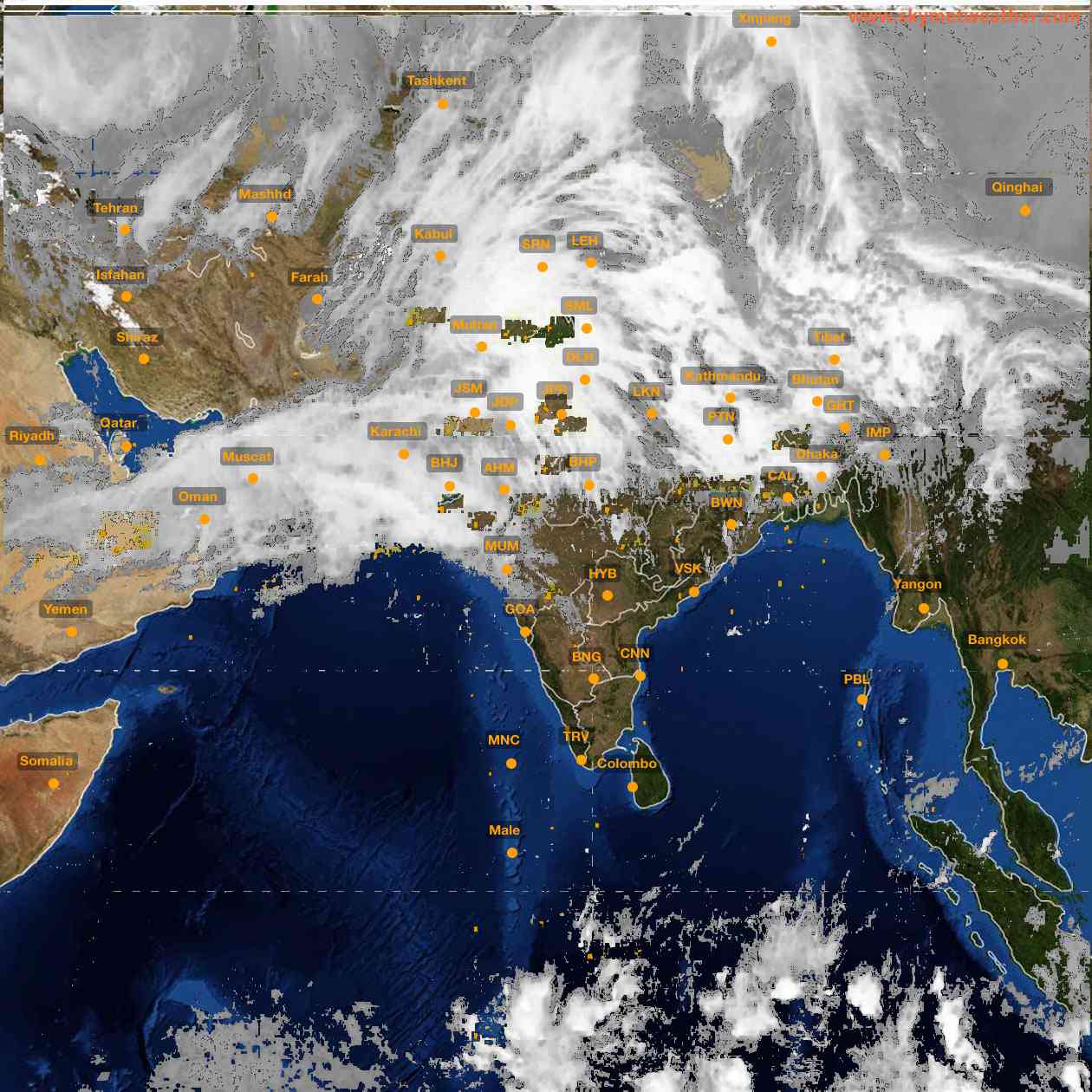 INSAT Weather: Latest Satellite Images And Maps Of India