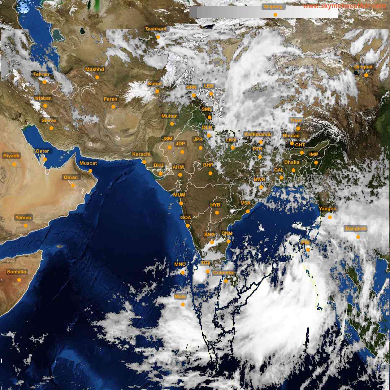 INSAT Weather: Latest Satellite Images And Maps Of India