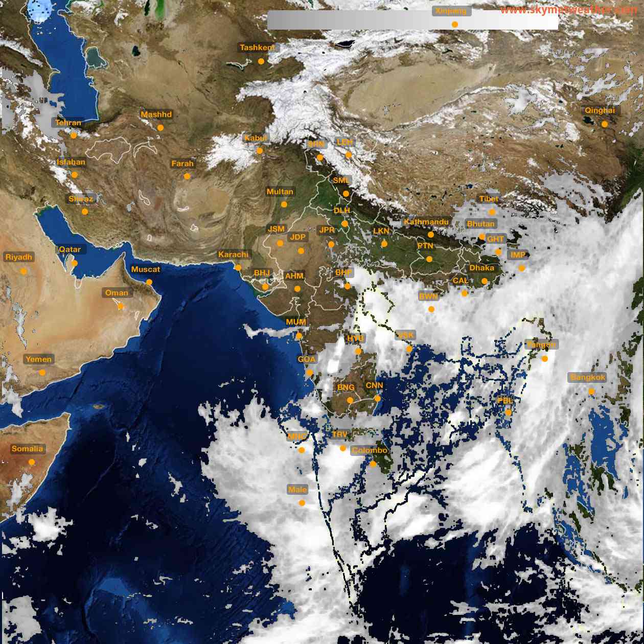 INSAT Weather: Latest Satellite Images And Maps Of India