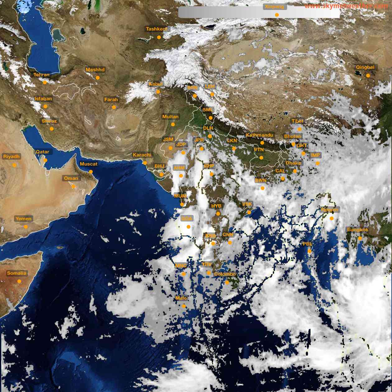 INSAT Weather: Latest Satellite Images And Maps Of India