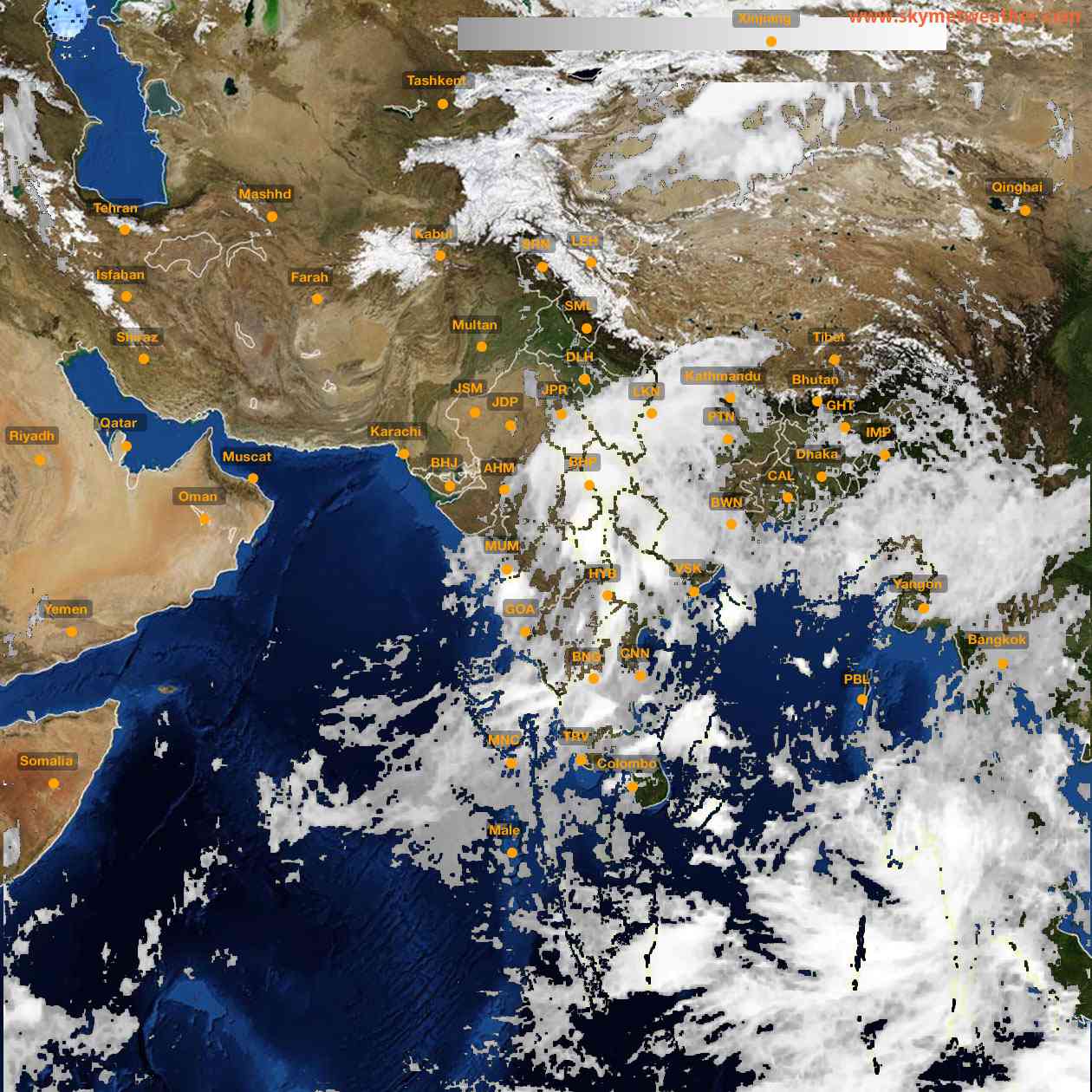 INSAT Weather: Latest Satellite Images And Maps Of India