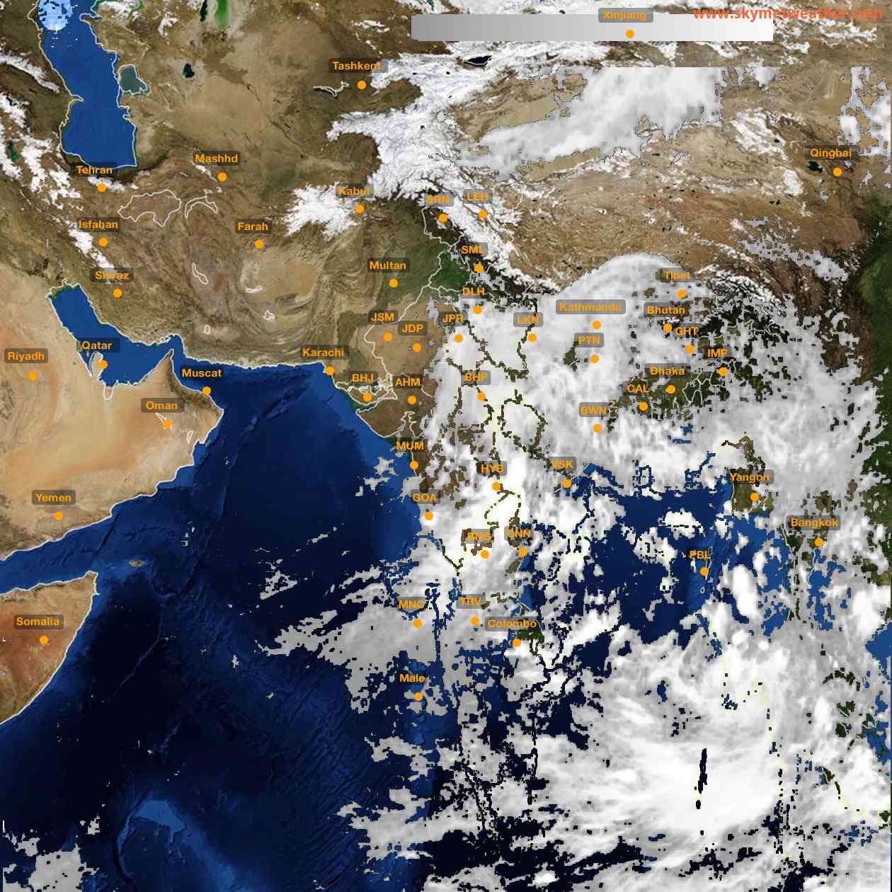 INSAT Weather: Latest Satellite Images And Maps Of India