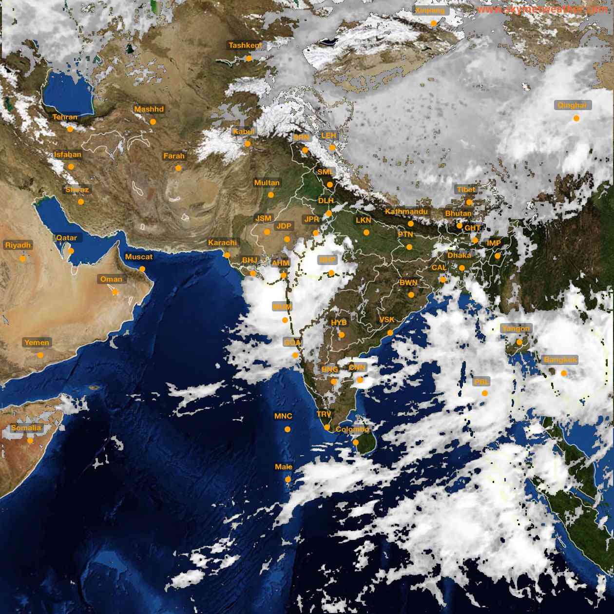 INSAT Weather: Latest Satellite Images And Maps Of India
