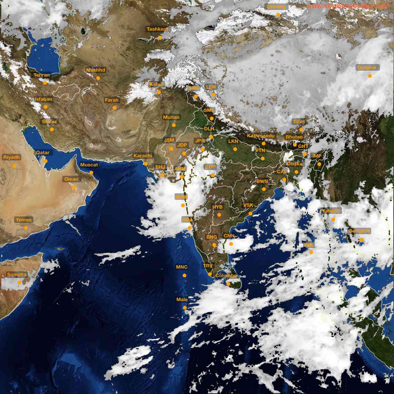 INSAT Weather: Latest Satellite Images And Maps Of India