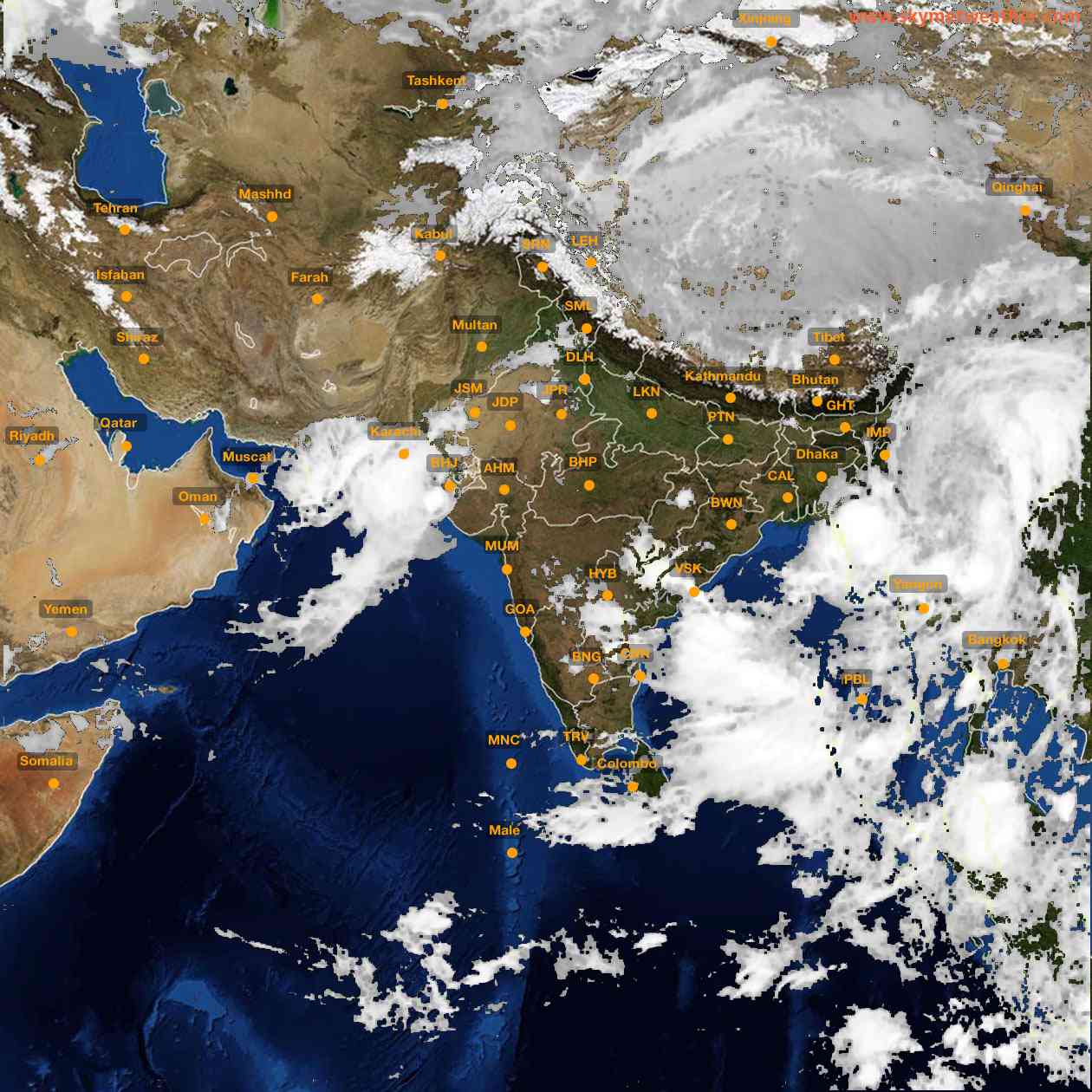 INSAT Weather: Latest Satellite Images And Maps Of India